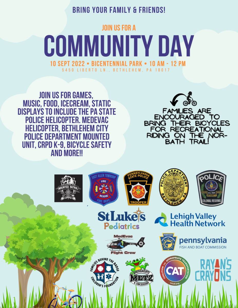 Community Day 9/10@Hanover Twp Bicentennial Park | CAT-Coalition for ...